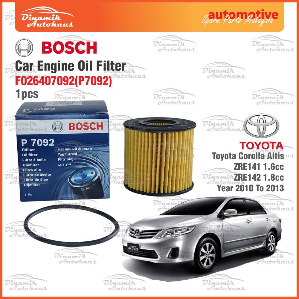 Toyota Corolla Altis ZRE141 1.6 / ZRE142 1.8 Car Engine Oil Filter ...