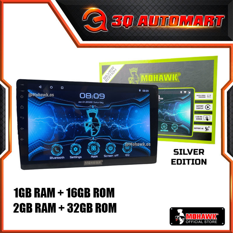 Mohawk 2+32GB 1+16GB Built in DSP ASP GPS ME Series Silver Edition Car ...