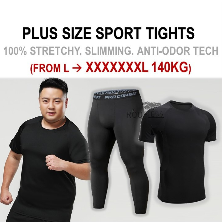 Roofless Seluar Tight Lelaki Plus Size Seluar Renang Plus Size Baju