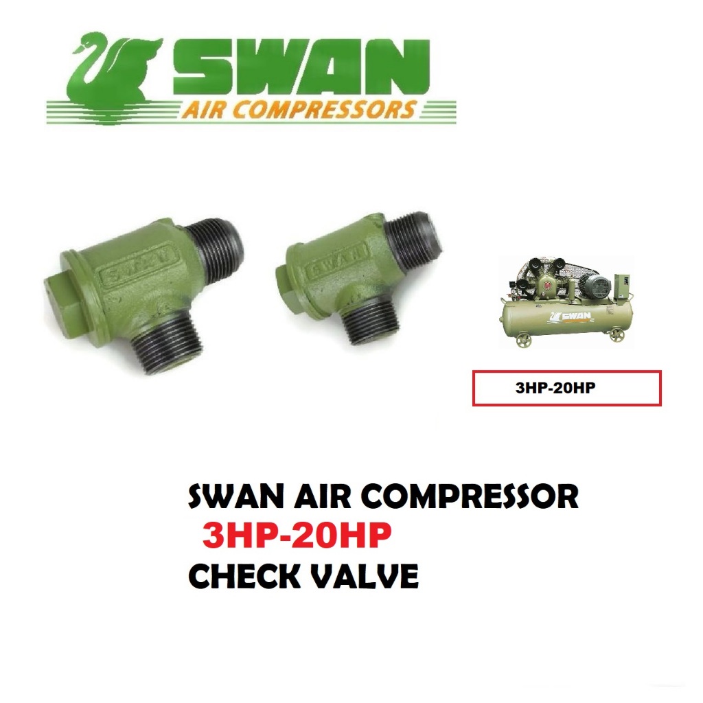 Swan Air Compressor Check Valve spare parts For 3hp-20hp | Shopee Malaysia