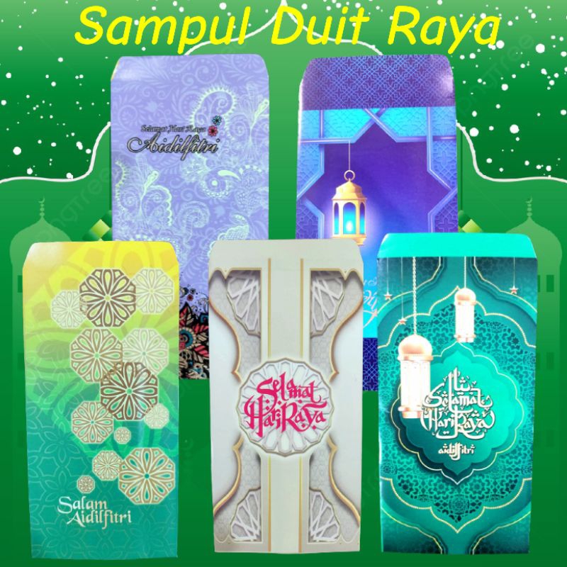 Sampul Duit Raya 10PCS /Pack , Sampul Duit Aidilfitri / Money Pocket ...