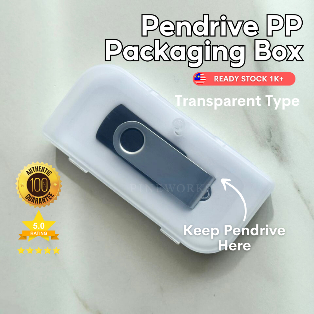 PP Plastic Box Pendrive Gift Box include EVA foam PP Transparent ...
