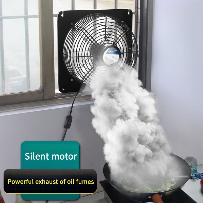 Exhaust fan kitchen powerful window style ventilation fan household ...