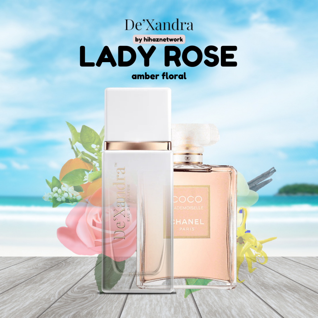 [READY STOCK] - LADY ROSE EDP Women Dexandra Perfume Original Hq With ...