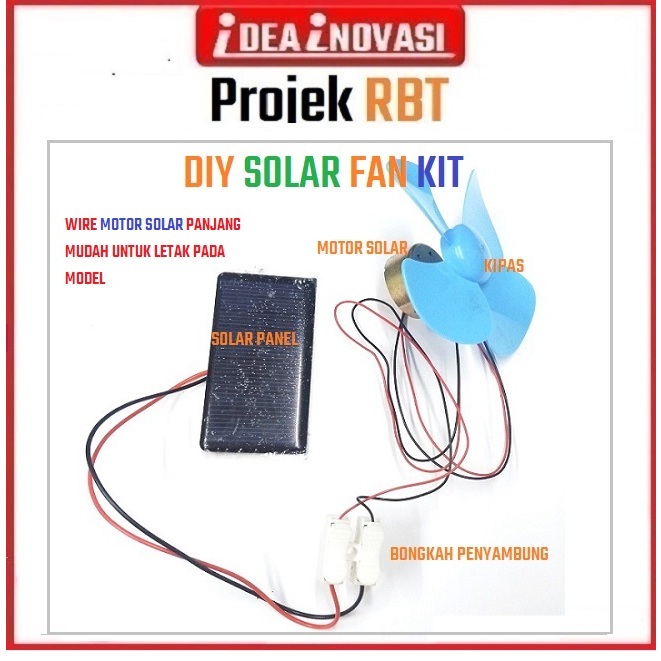 Projek RBT Tahun 5 DIY Solar Fan Kit for School RBT Project ( DIY Kipas ...