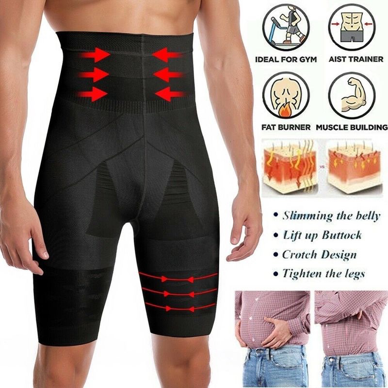 Original Girdle Pants Men High Waist Slimming Shaper Abdomen Girdle ...