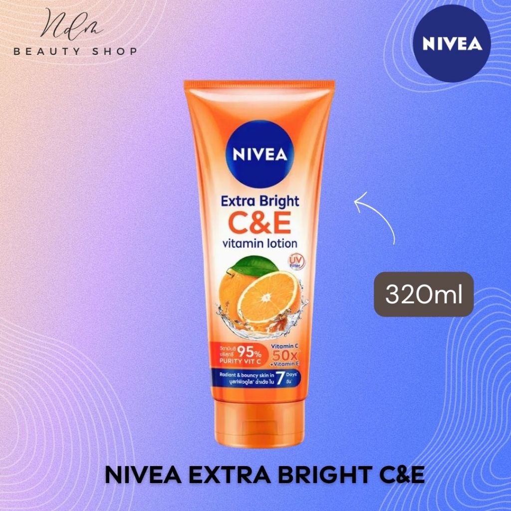 NIVEA Body Extra Bright C&E Vitamin Lotion 320 ml | Shopee Malaysia