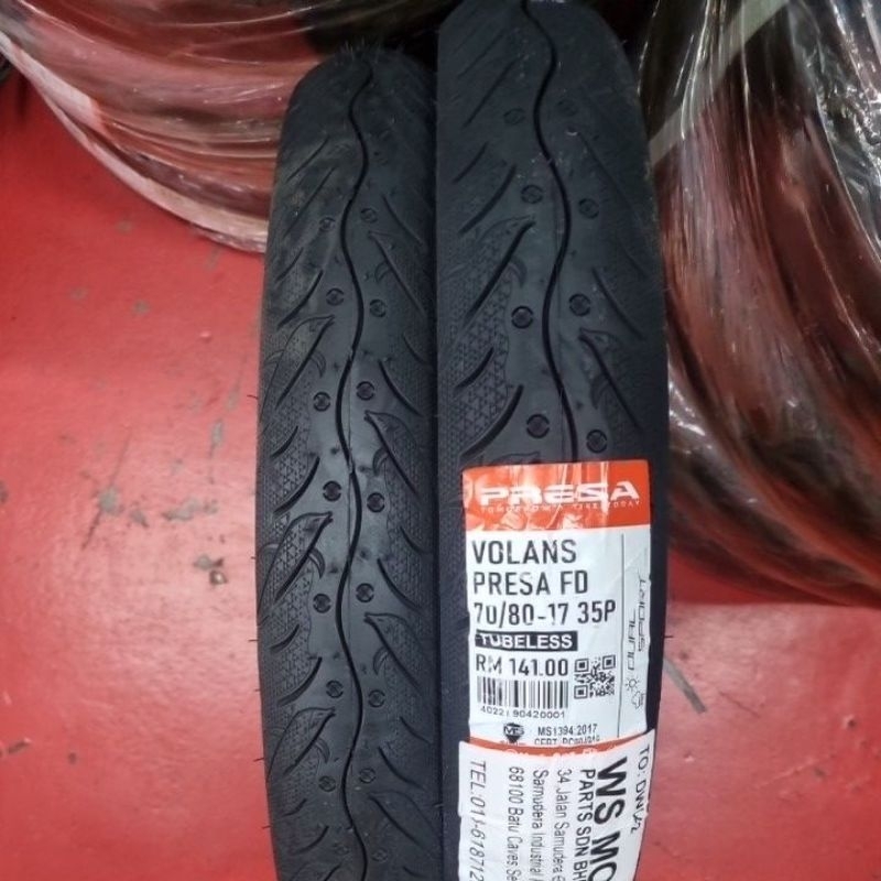 MAXXIS VOLANS PRESA TYRE 6080 7090 7080 8090 8080X17 TAHUN 2024 ...