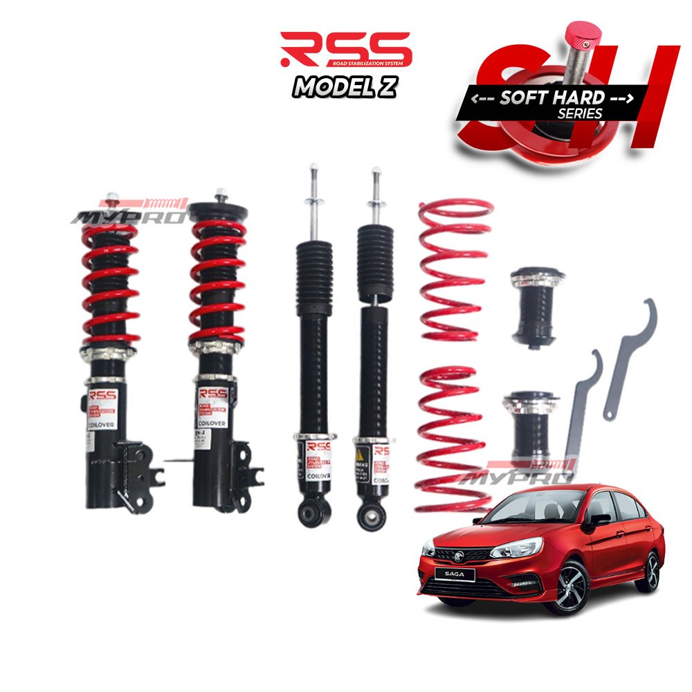 RSS Model Z Adjustable Absorber Suspension High Low Soft Hard Bodyshift ...