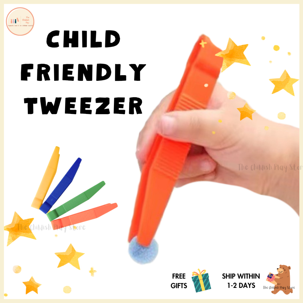 Montessori Fine Motor Tools for Toddlers Kids Child Friendly Tweezer ...