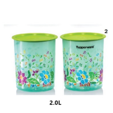 Tupperware Batik One Touch Canister 2L Raya 2024 | Shopee Malaysia