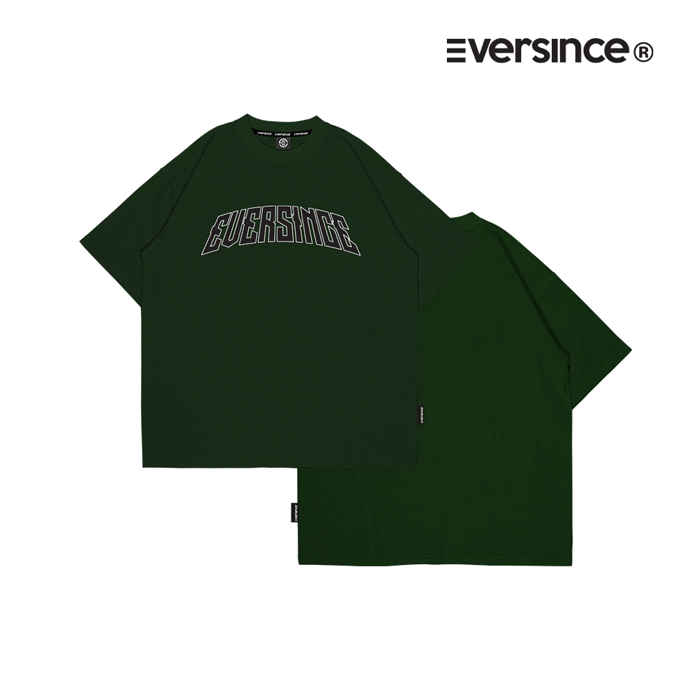 Eversince Charm Basic Logo T-Shirt Green | Shopee Malaysia