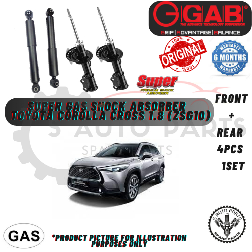 TOYOTA COROLLA CROSS 1.8 (ZSG10) (FRONT 2PCS REAR 2PCS 1SET 4PCS ) 100% ...