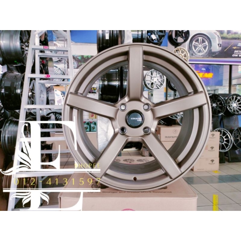 NEW SPORT RIM 17 INCH CV3 RM1280 4PC RIM PERSONA PERDANA LATIO (KENA ...