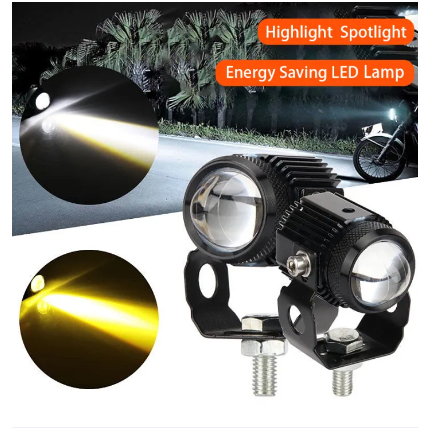 X1 LED LASER GUN SPOT LIGHT SPOT LAMP DUAL COLOUR MINI HEADLIGHT ...