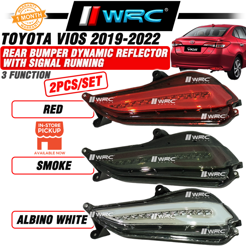 Toyota Vios 2019 - 2022 Rear Bumper Dynamic Reflector With Signal ...
