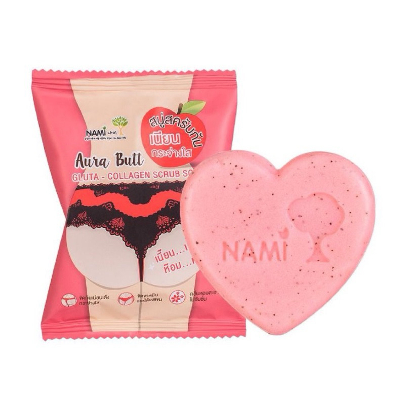 Nami Soap🍑🍑 Nami Aura Butt and Groin Scrub Soap 60 g. | Shopee Malaysia