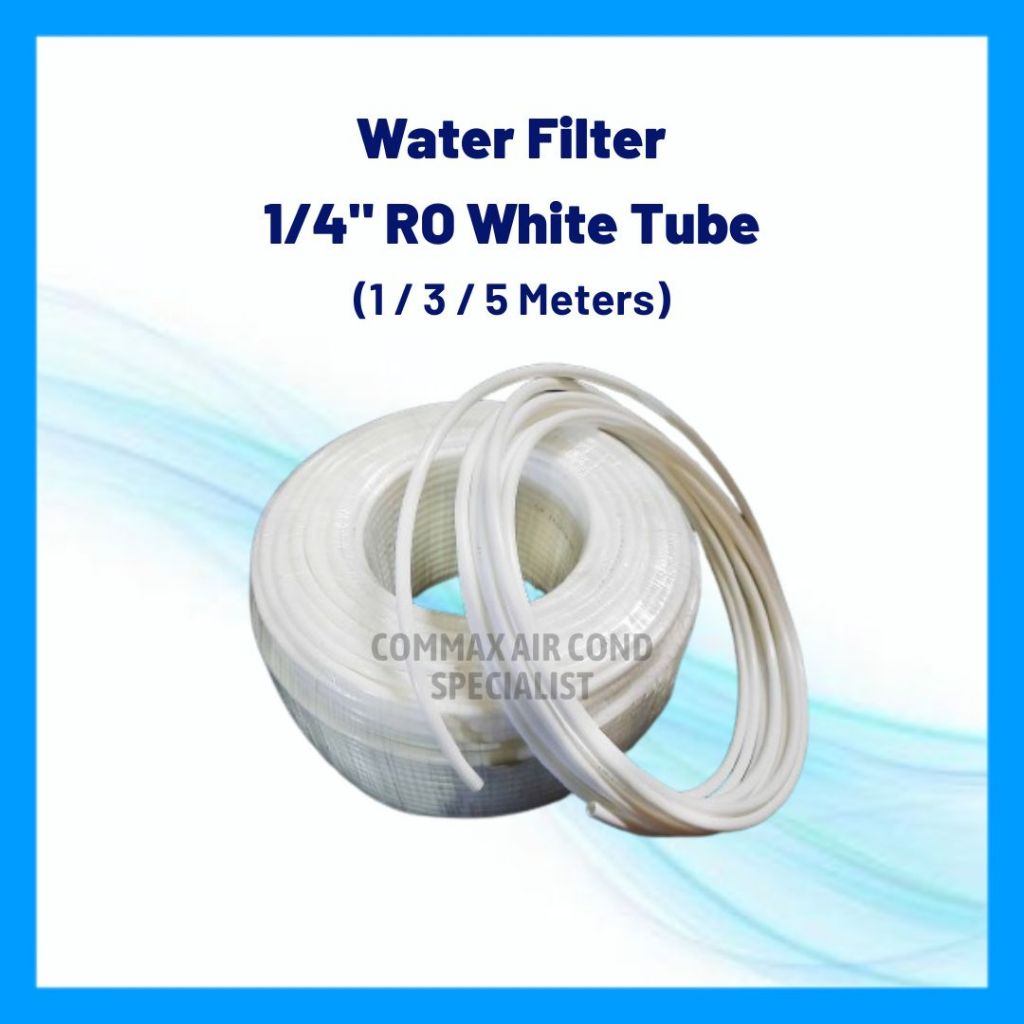 Water Filter 1/4" RO Tube / White Tube / Hose for Water Dispenser White ...