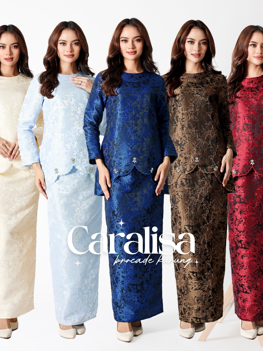 [NEESTYLE] CARALISA PLUS SIZE • Baju Raya 2024 Baju Kurung Scallop ...