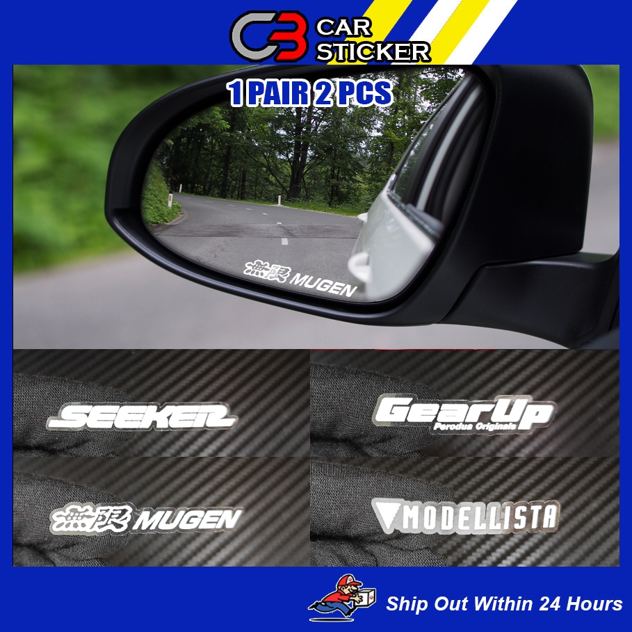 Mugen Spoon Sport TRD Proton Sticker Modellista Side Mirror Sticker ...
