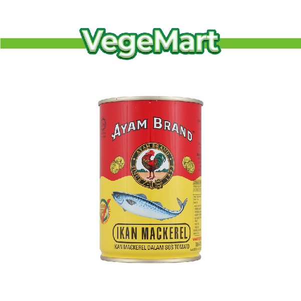 [Ayam Brand] Mackerel In Tomato Sauce 425gram | Shopee Malaysia