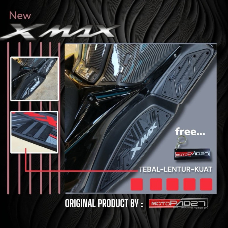 Yamaha Xmax V1 V2 202 Premium Carpet FOOTSTEP Floorpanel FloorBoard ...