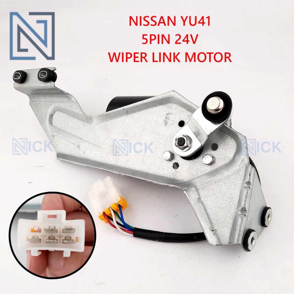 NISSAN UD YU41 Truck 5 PIN 24V Windshield Wiper Link Motor Lorry ...