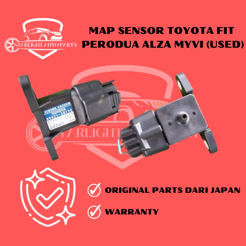 MAP SENSOR TOYOTA FIT PERODUA ALZA MYVI (USED) | Shopee Malaysia