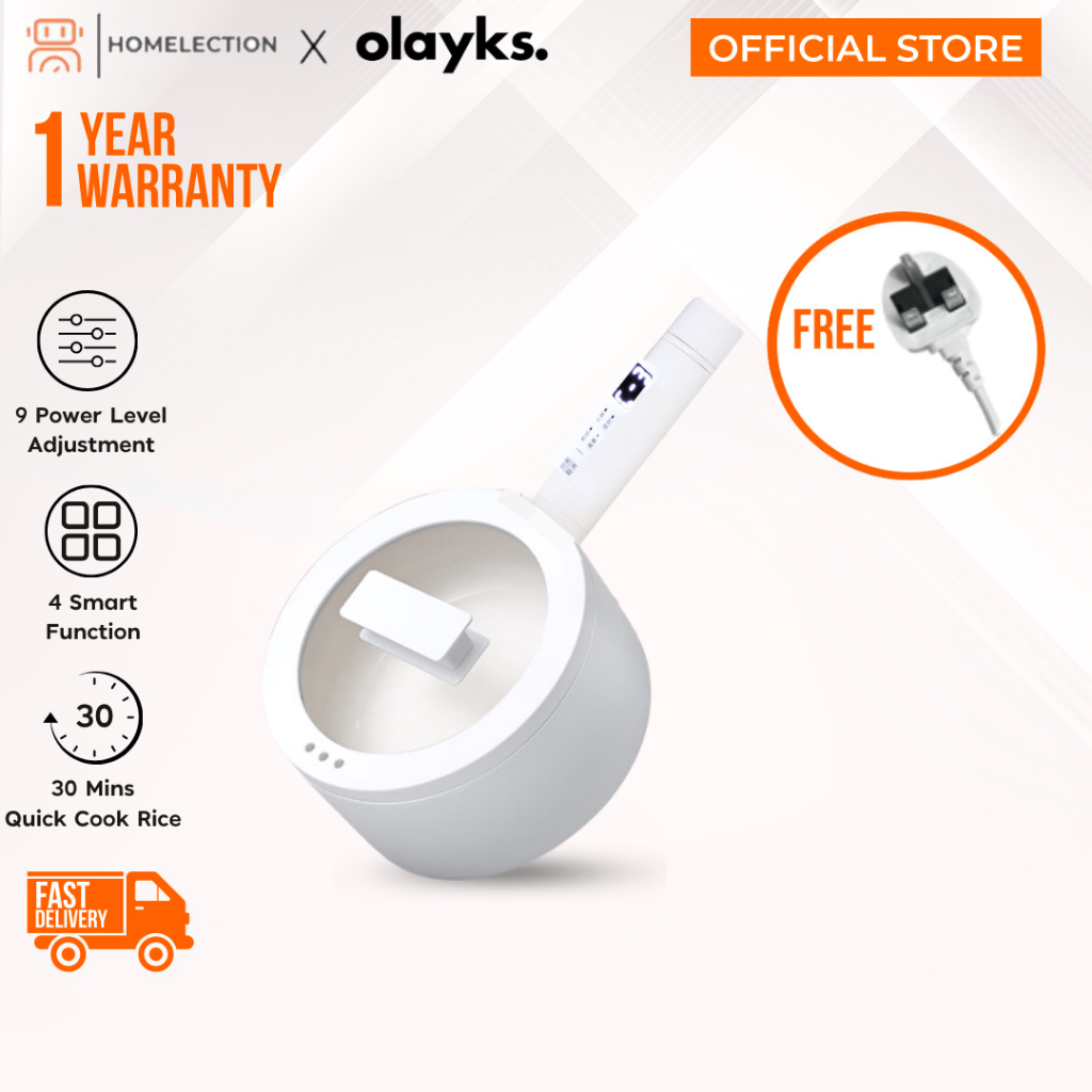 Olayks Multifunction Electric Cooker Steamboat Pot Non-Stick Frying Pan (1.5L / 2L) 多功能电煮锅 煎炒锅 ...