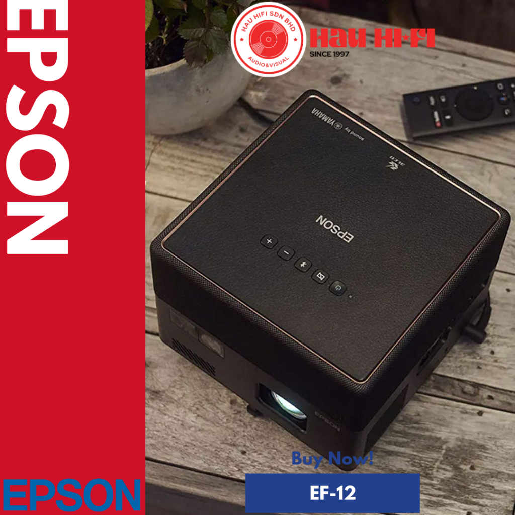 Epson EpiqVision Mini EF-12 Laser Projector 20,000 hours life | Built-In Android TV, Sound by ...