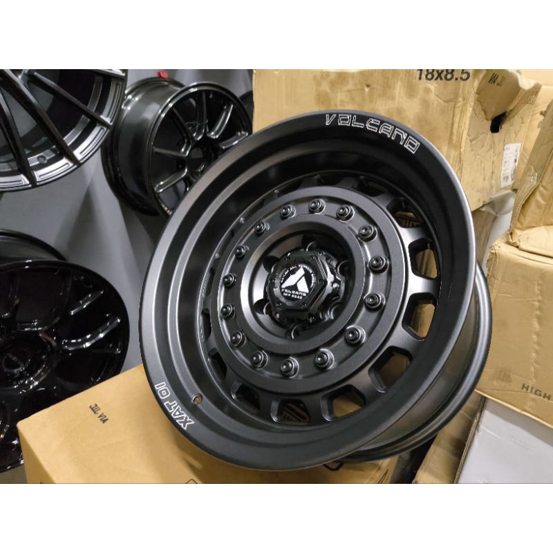 NEW SPORT RIM 18 INCH RAXER VOLCANO XAT01(4PCS) HILUX TRITON DMAX ...