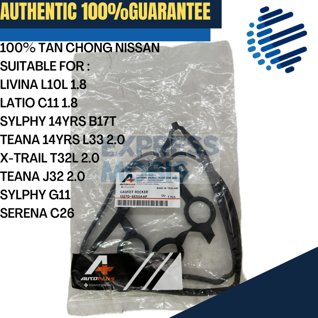 TAN CHONG NISSAN LIVINA L10L 1.8 VALVE COVER GASKET 13270-EE50AAP LATIO ...