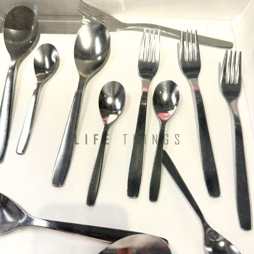 IKEA FÖRNUFT FORNUFT MOPSIG Cuttlery set, Spoon, Fork, Teaspoon,Knife ...