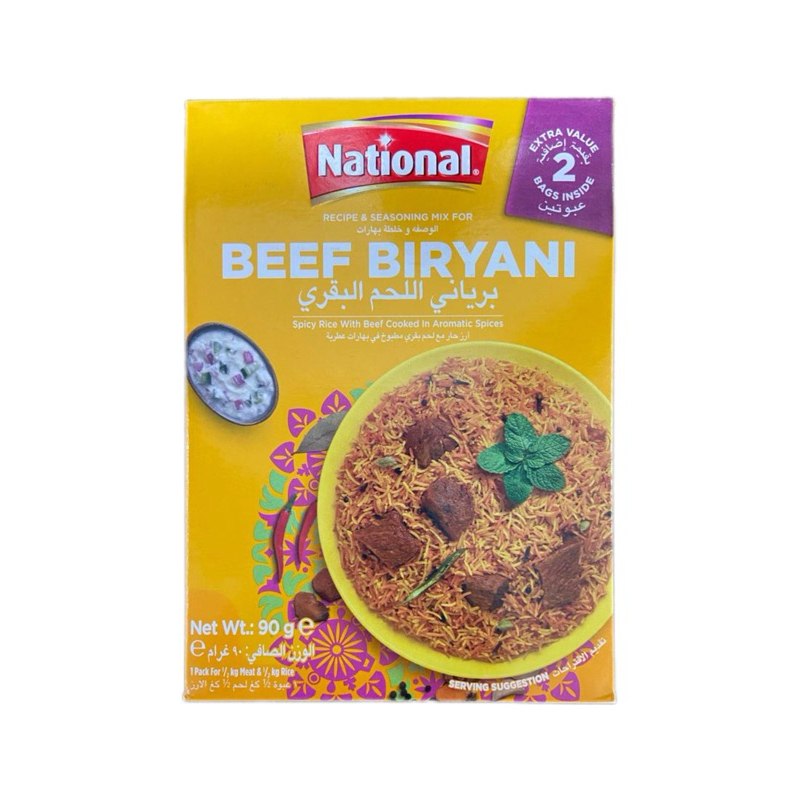 Beef Biryani 45gx2 National | Shopee Malaysia