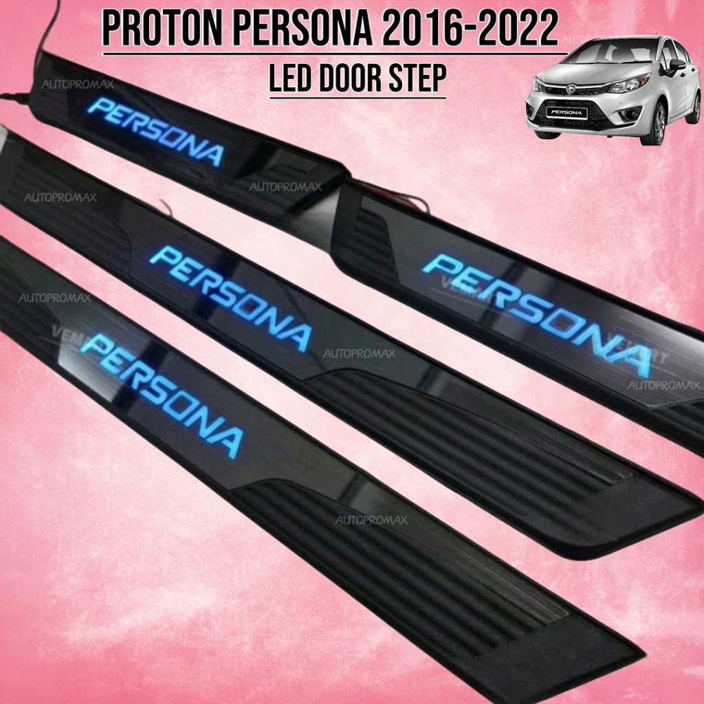 AUTOPROMAX proton persona 2016-2022 mc2 oem led door step titanium ...