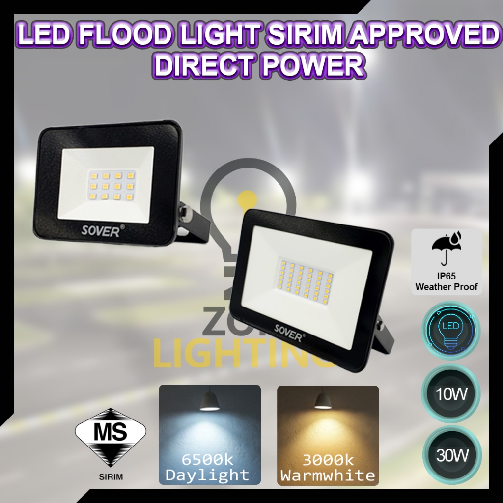 💡Ready Stock💡 10W LED Flood Light 220V Waterproof Floodlight Outdoor ...