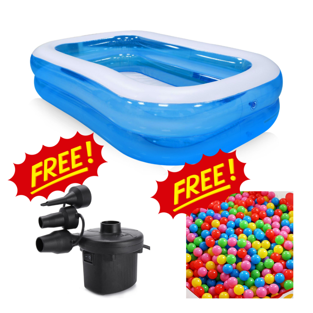 [Cheapest on Shopee] Swimming Pool Kids Kolam Keluarga Kolam Kanak ...