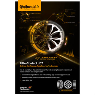 CONTINENTAL ULTRA CONTACT 7 (CONTI UC7) 15" & 16" | Shopee Malaysia