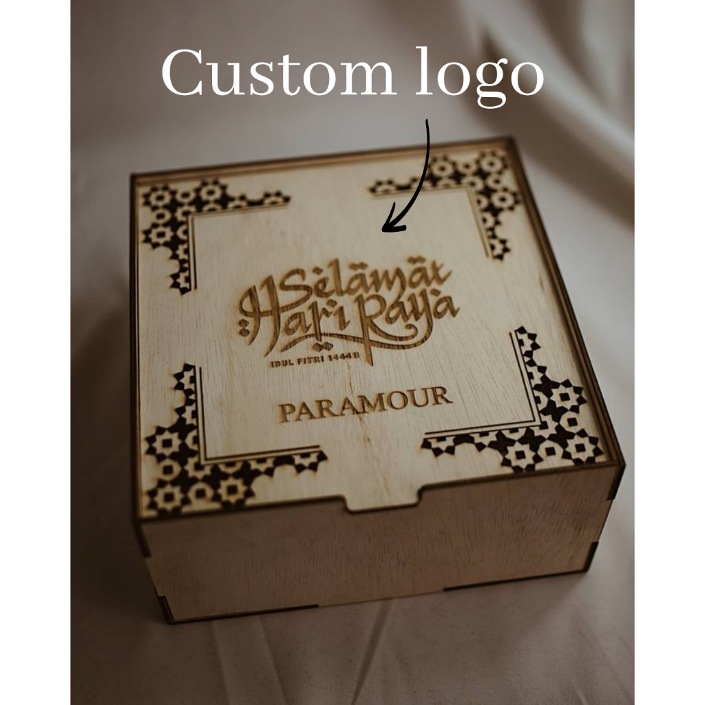 Hari Raya series Customize Custom Logo Gift Box Laser engraving ...