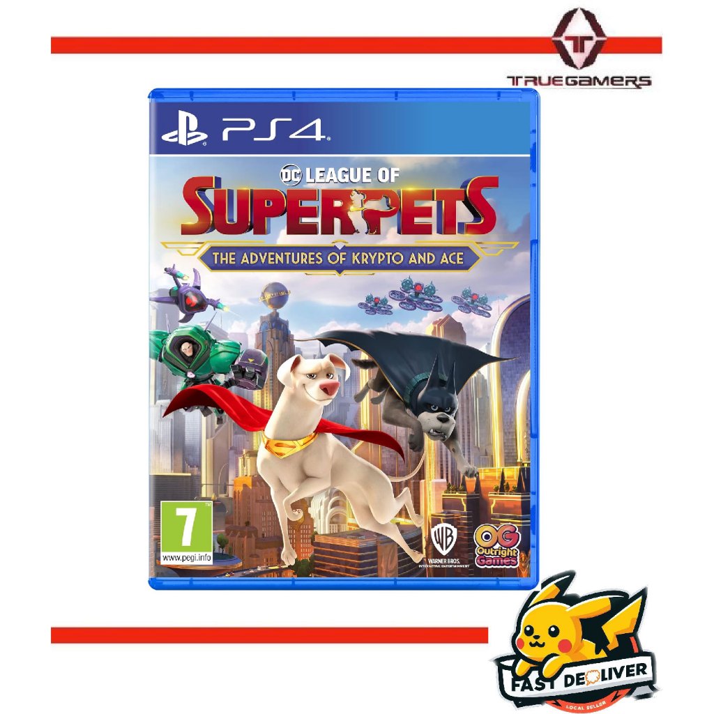PS4 DC League of Super Pets The Adventures of Krypto and Ace | Shopee ...