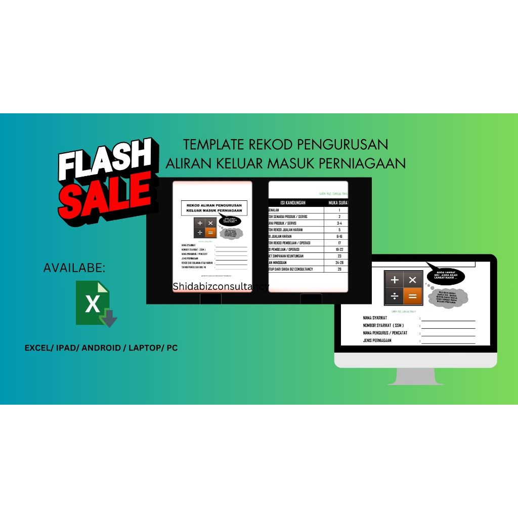 BUKU REKOD ALIRAN PENGURUSAN KELUAR MASUK SYARIKAT | Shopee Malaysia