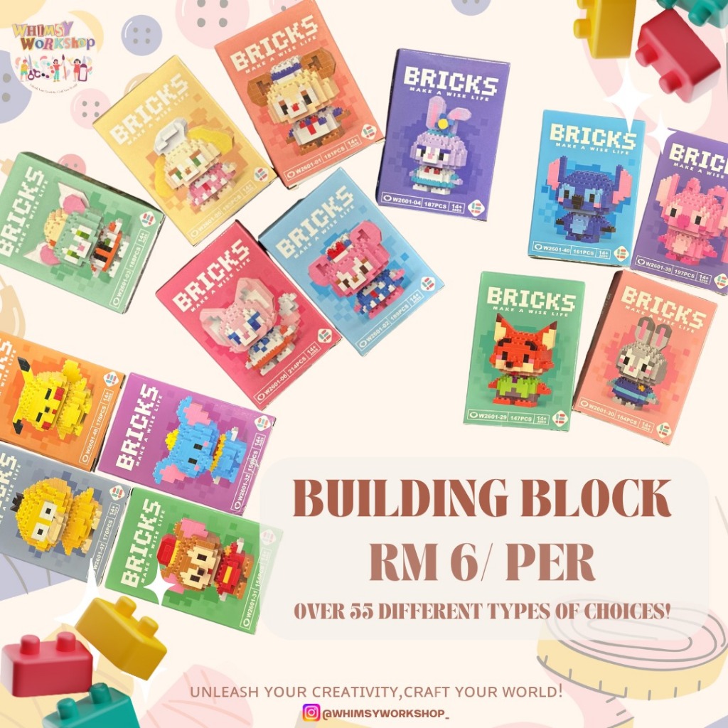 BUILDING BLOCK HELLO KITTY SERIES | Shopee Malaysia