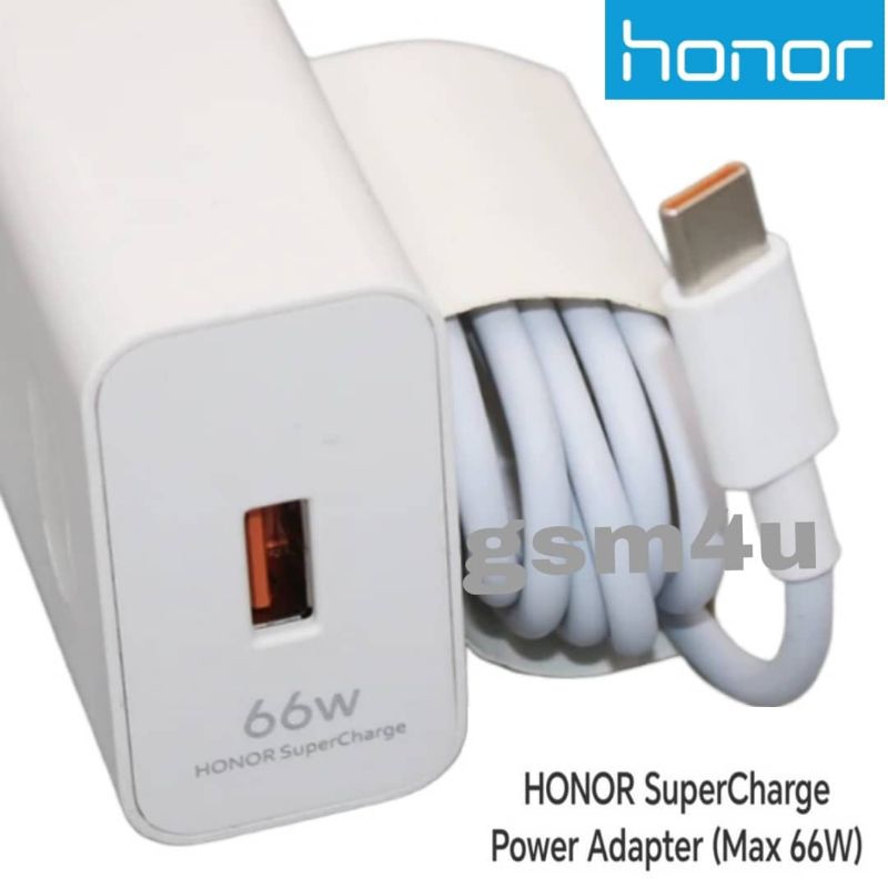Huawei Honor X9c(66W 100W) SuperCharge 6A Power Adapter Charger+Type C ...
