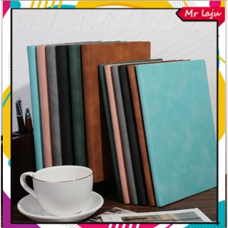 A5 B5 Leather Notebook 80 gsm Buku Nota Kulit Book Traveler Notebook ...