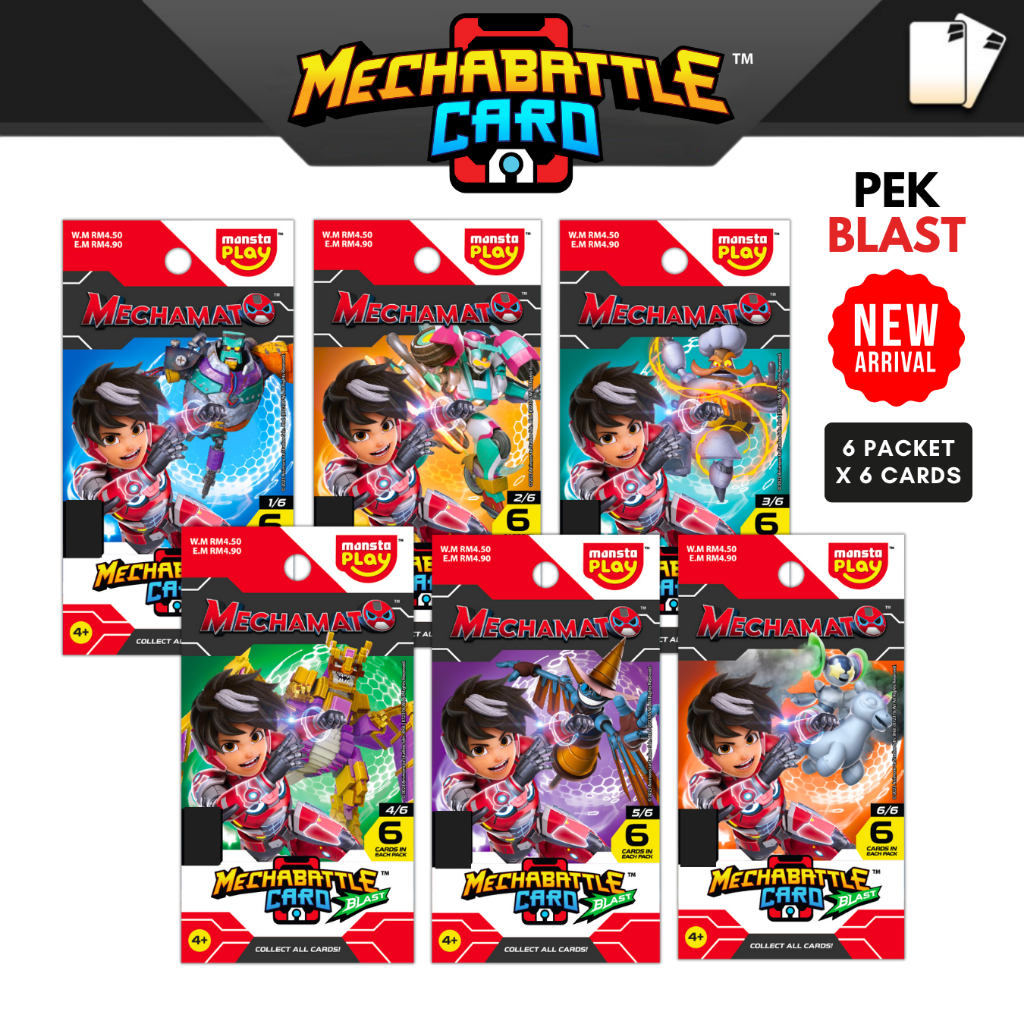 Mechabattle Card : Pek Blast (36 Cards) | Shopee Malaysia