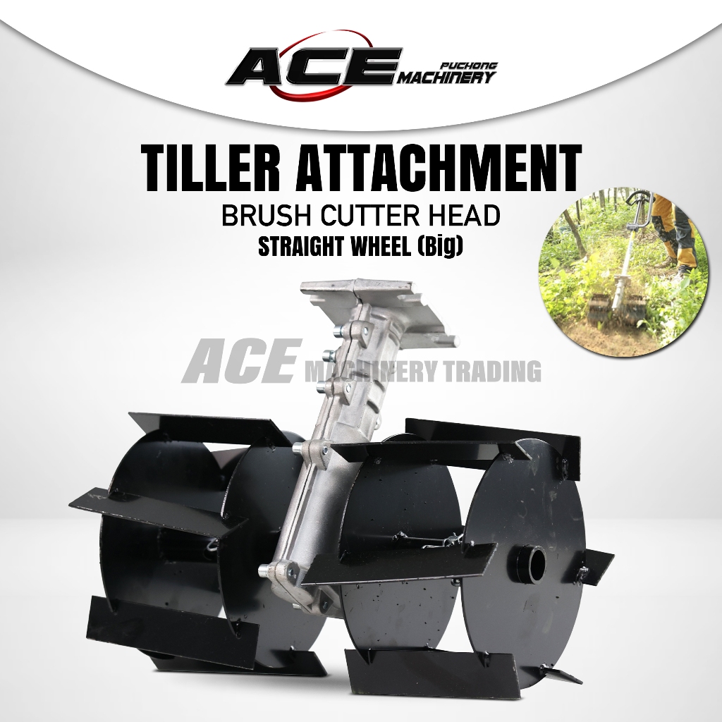 TILLER ATTACHMENT BRUSH CUTTER HEAD STRAIGHT WHEEL(BIG) | 7T | 26mm ...