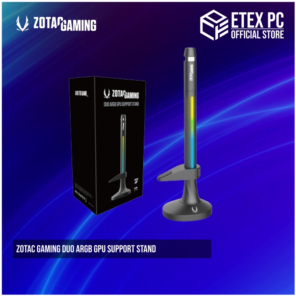 ZOTAC GAMING Duo ARGB GPU Support Stand # ZT-GPUSTD-ARGB | Shopee Malaysia