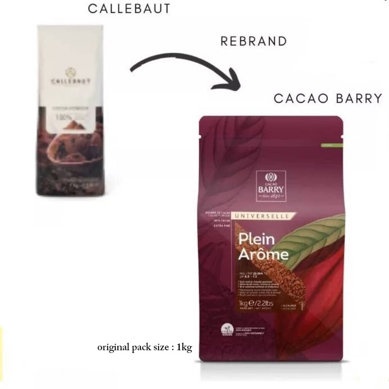 Belgium Plein Arome [rebrand from Callebaut] 100% Cocoa Powder 纯巧克力粉 ...