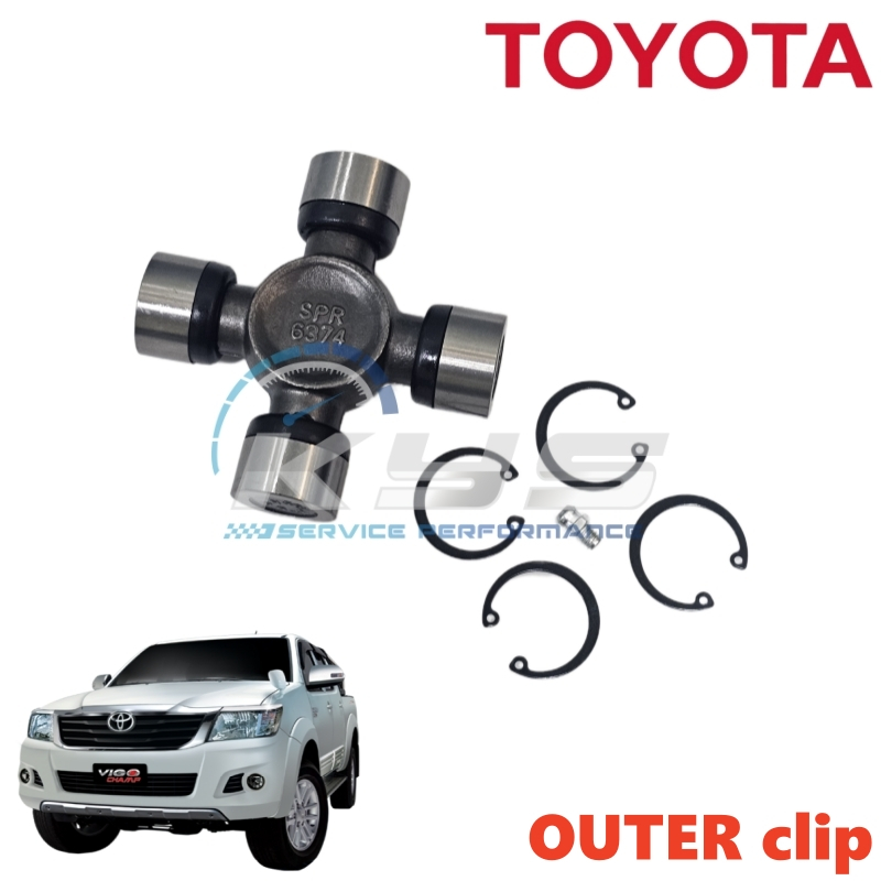 GUT-29 GUN-52 LONG SHAFT COUPLING UNIVERSAL JOINT 27x92MM # TOYOTA VIGO ...