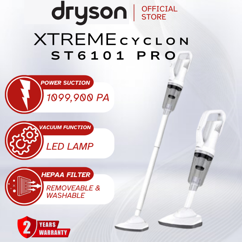 DRYSON ST6101 Compact Clean: Cordless Vacuum Cleaner for Car and Small Spaces | Shopee Malaysia